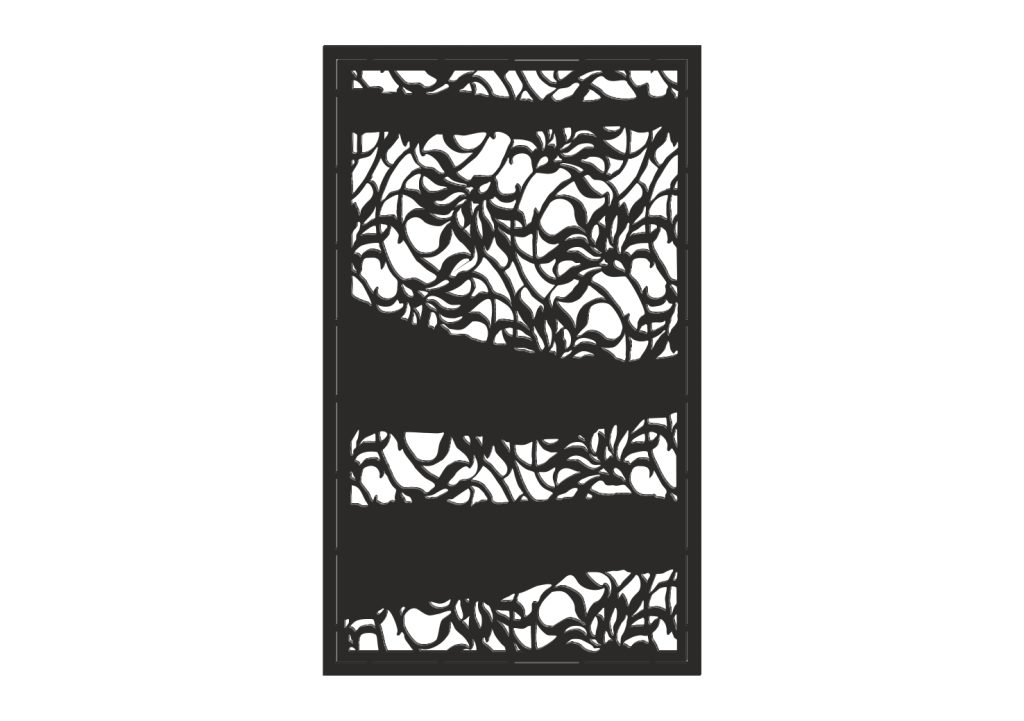 Paraven extérieur bot 7_02 1,2m x 2m - DecorationsEnMetal.fr